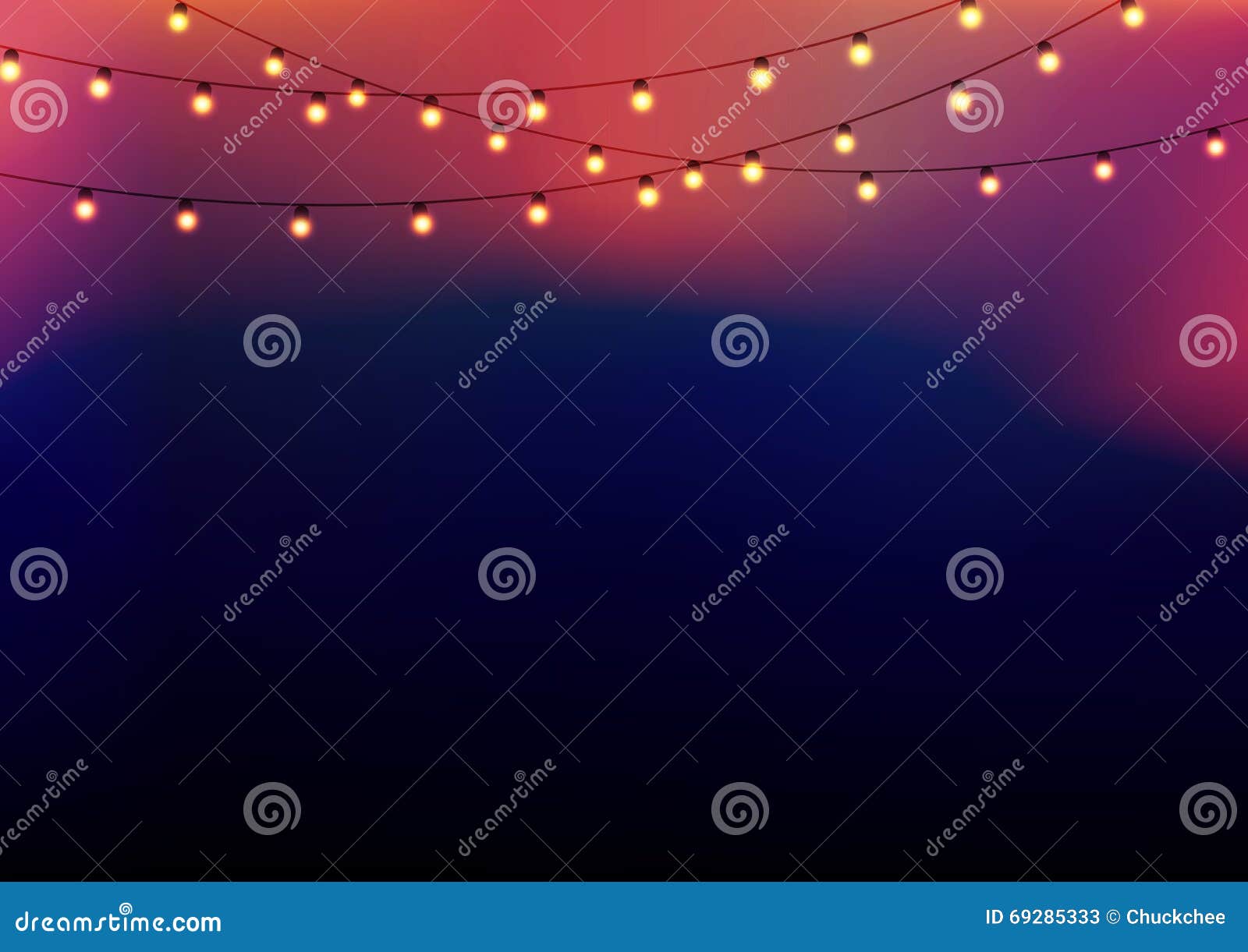 Garland stock vector. Illustration of christmas, abstract - 69285333