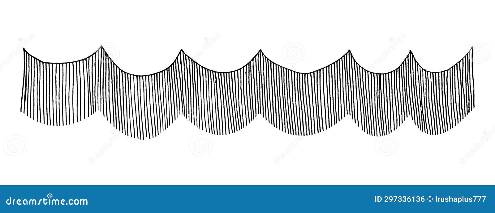 Boho Ruffle Blouse Fashion Flat Sketch. Balloon Sleeve Top Fashion Flat ...