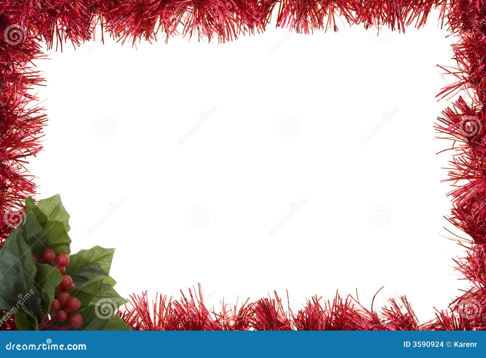 Garland Holiday Border stock photo. Image of background - 3590924