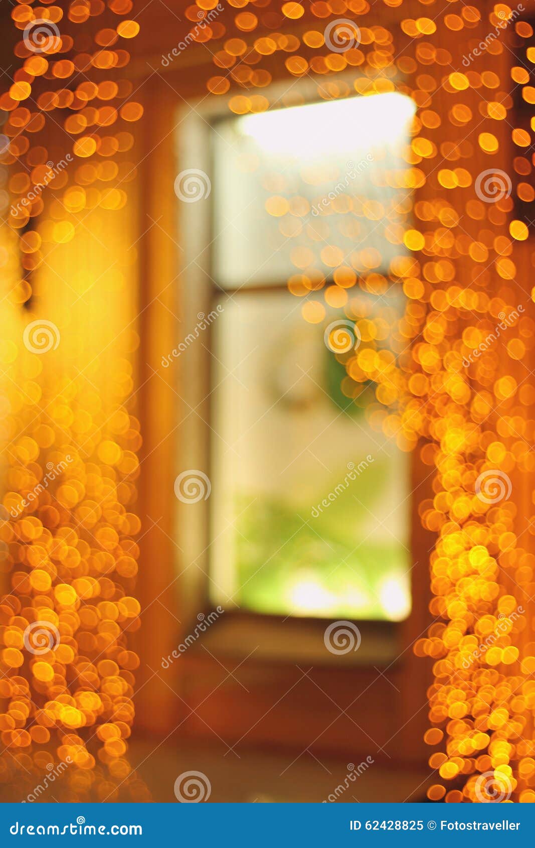 Garlands of Shimmering Night Stock Image - Image of cityscape, garlands ...