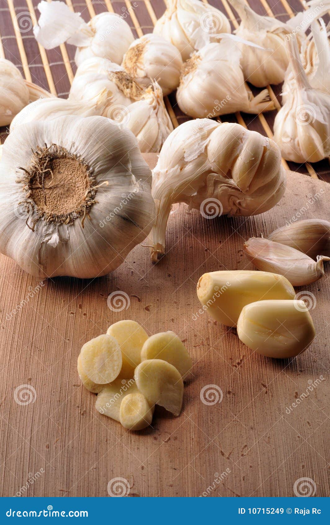 Garlic stock image. Image of herbs, foods, health, kitchen - 10715249