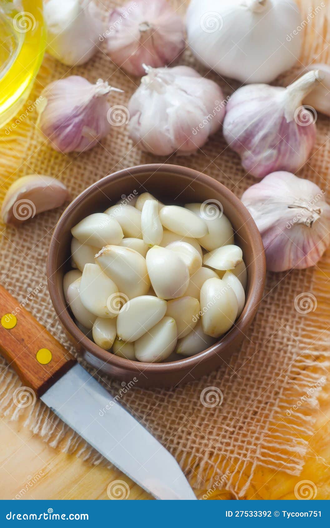 Garlic stock photo. Image of gardening, health, garden - 27533392