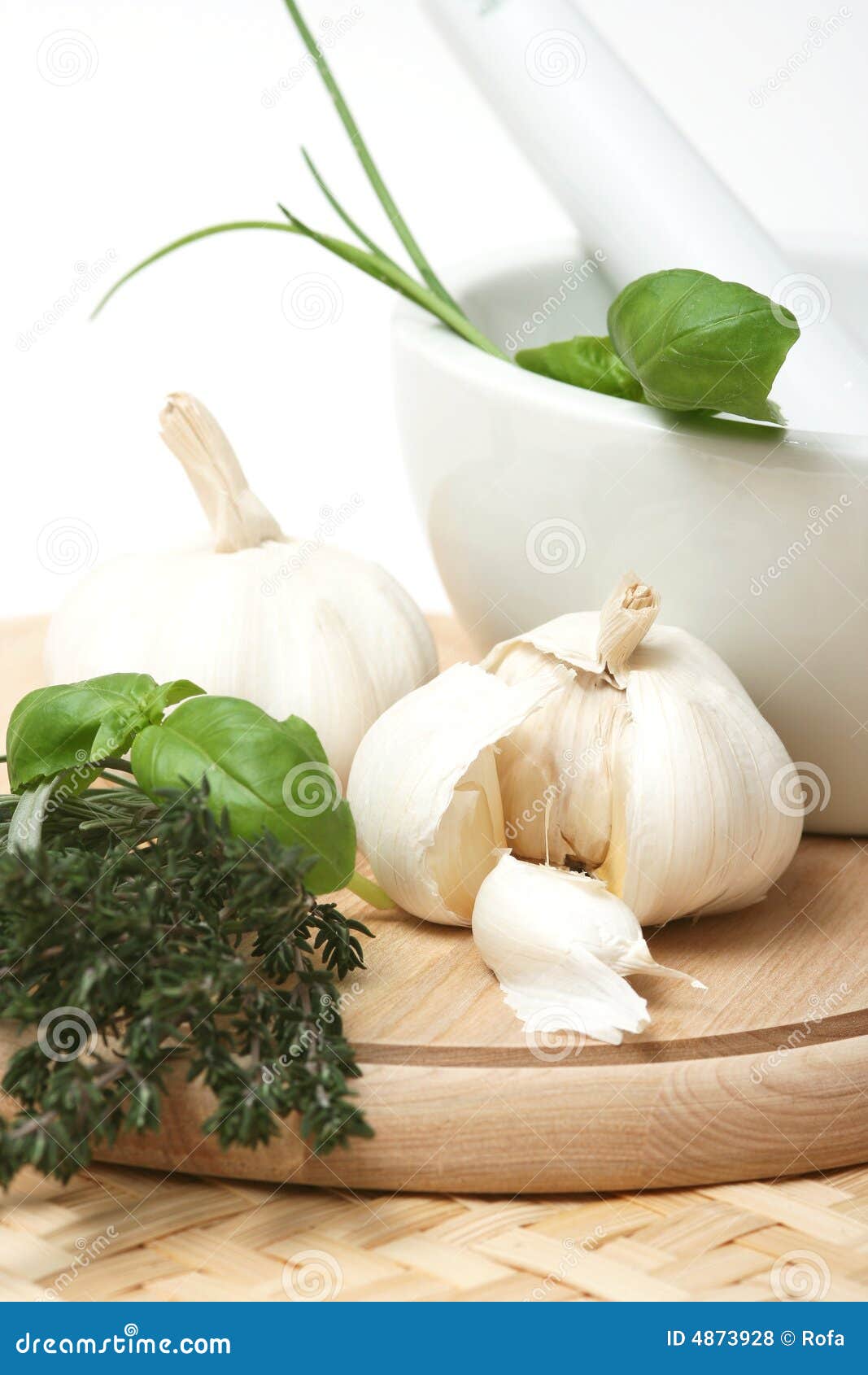 Garlic stock photo. Image of spice, nature, herb, garlic - 4873928