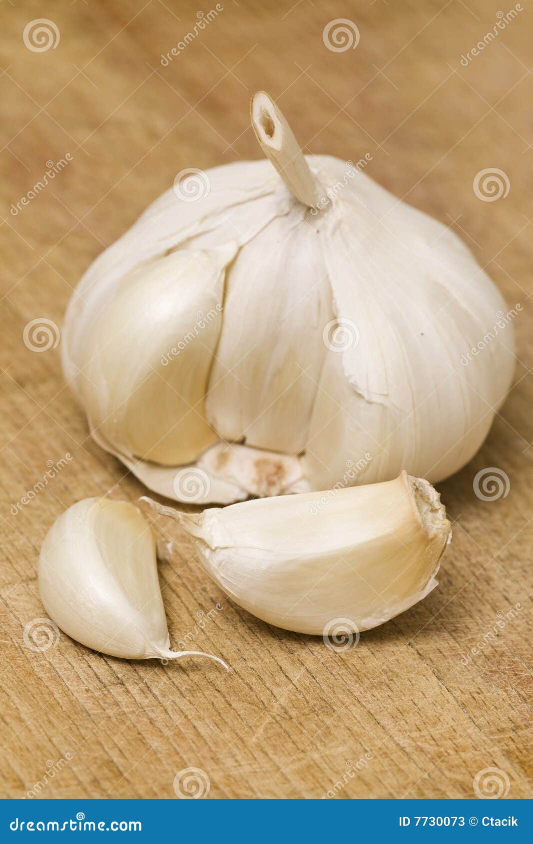 Garlic stock image. Image of garlics, nutriment, fresh - 7730073