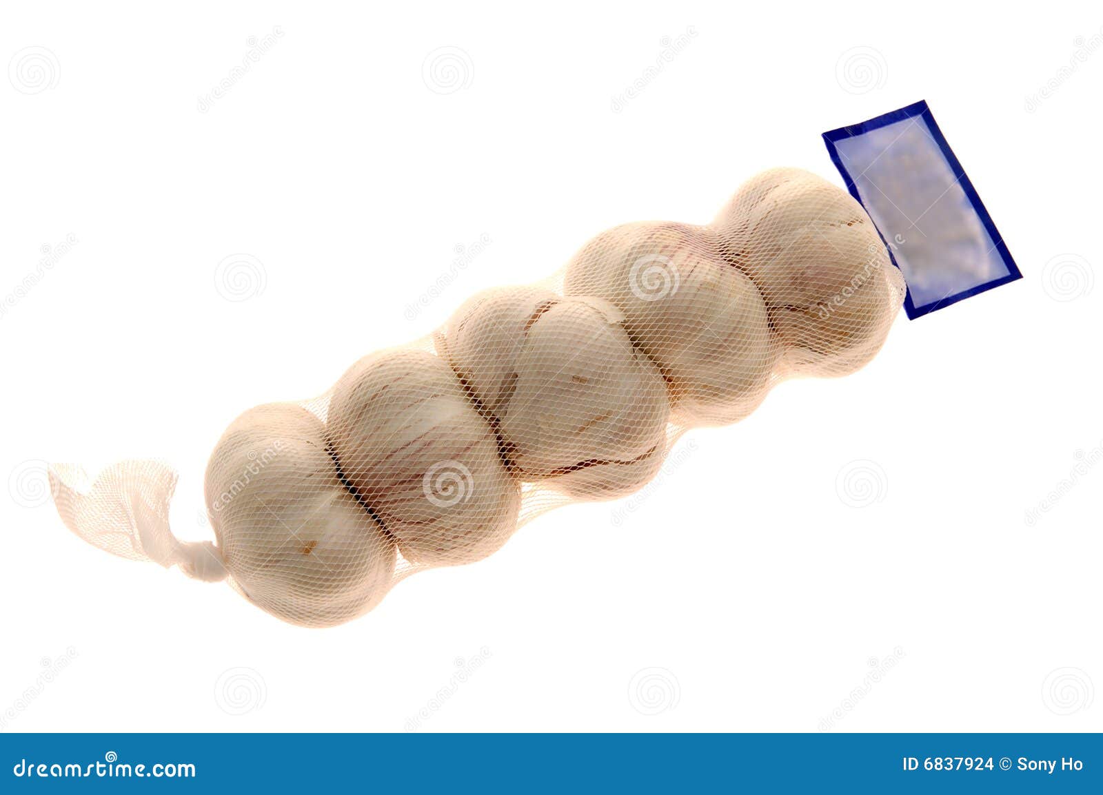 Garlic In Bag Stock Images - Image: 6837924