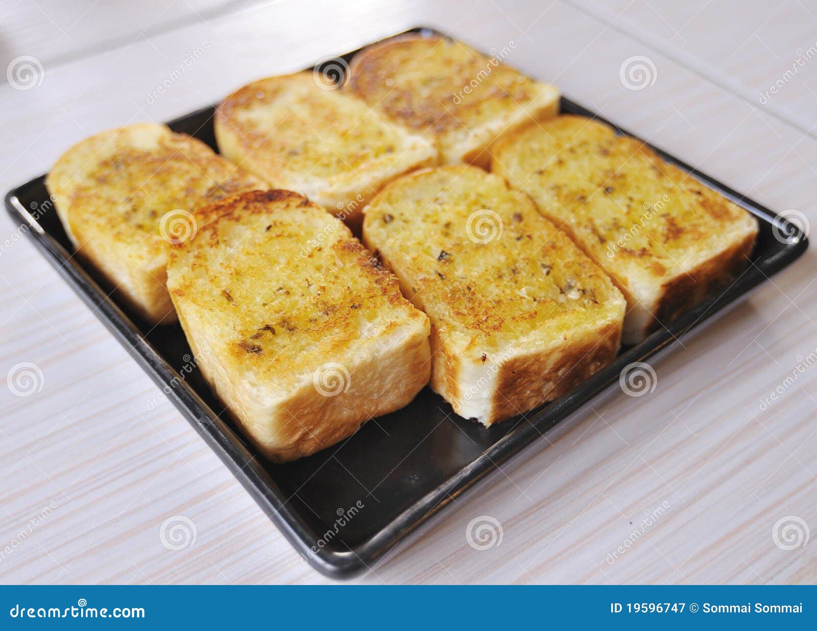 Garlic Bread stock image. Image of detail, dinner, toast - 19596747
