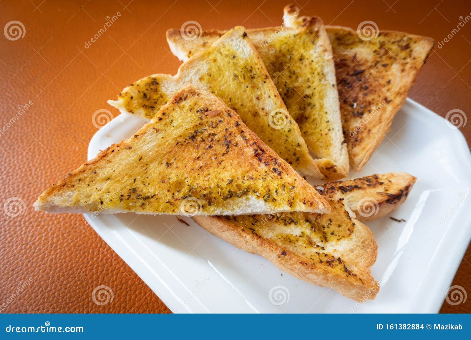 Garlic bread stock photo. Image of healthy, bread, diet - 161382884