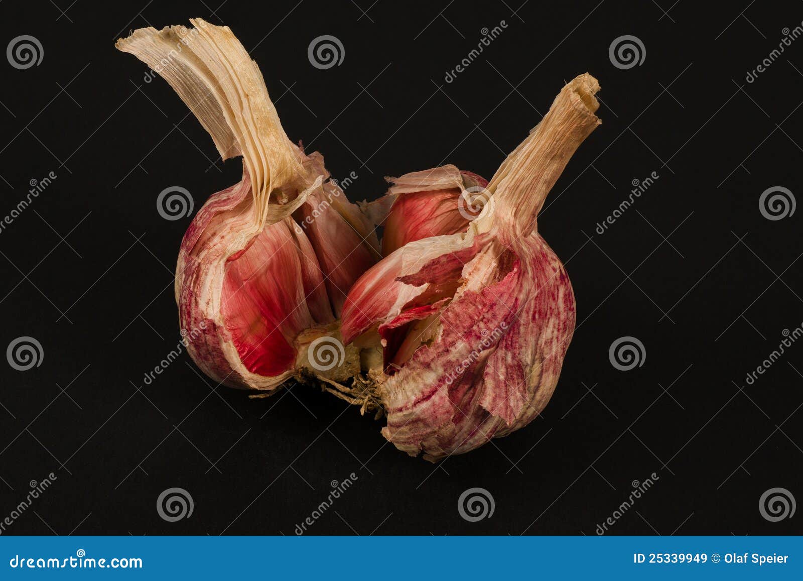 Garlic bulb stock image. Image of seasoning, garlic, open - 25339949