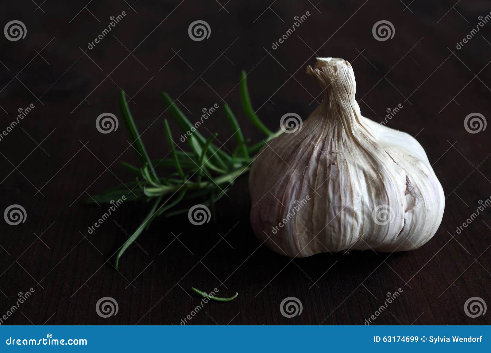 Garlic bulb stock image. Image of plant, spices, ingredient - 63174699