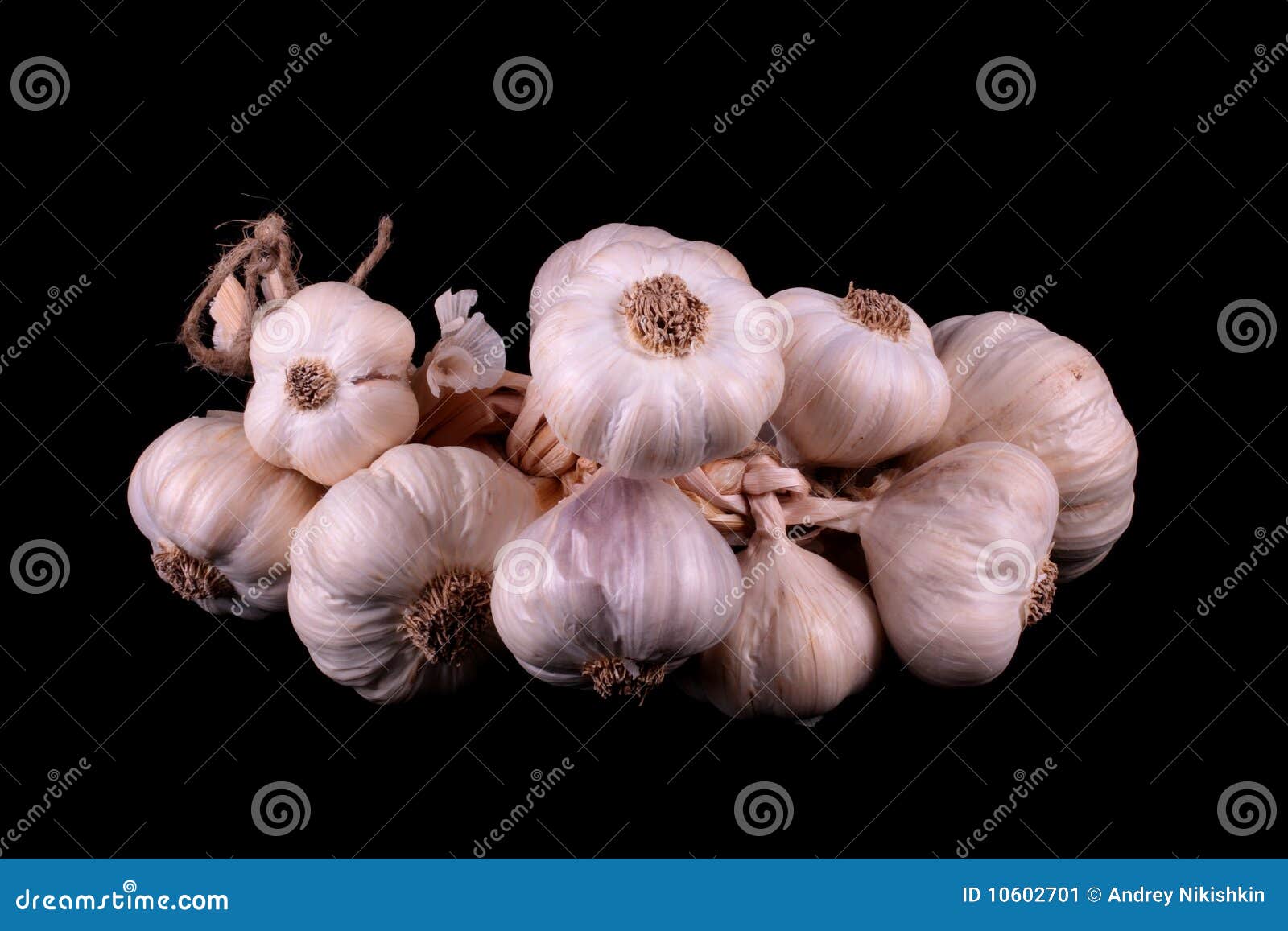 Garlic bundle stock image. Image of gourmet, vegetable - 10602701