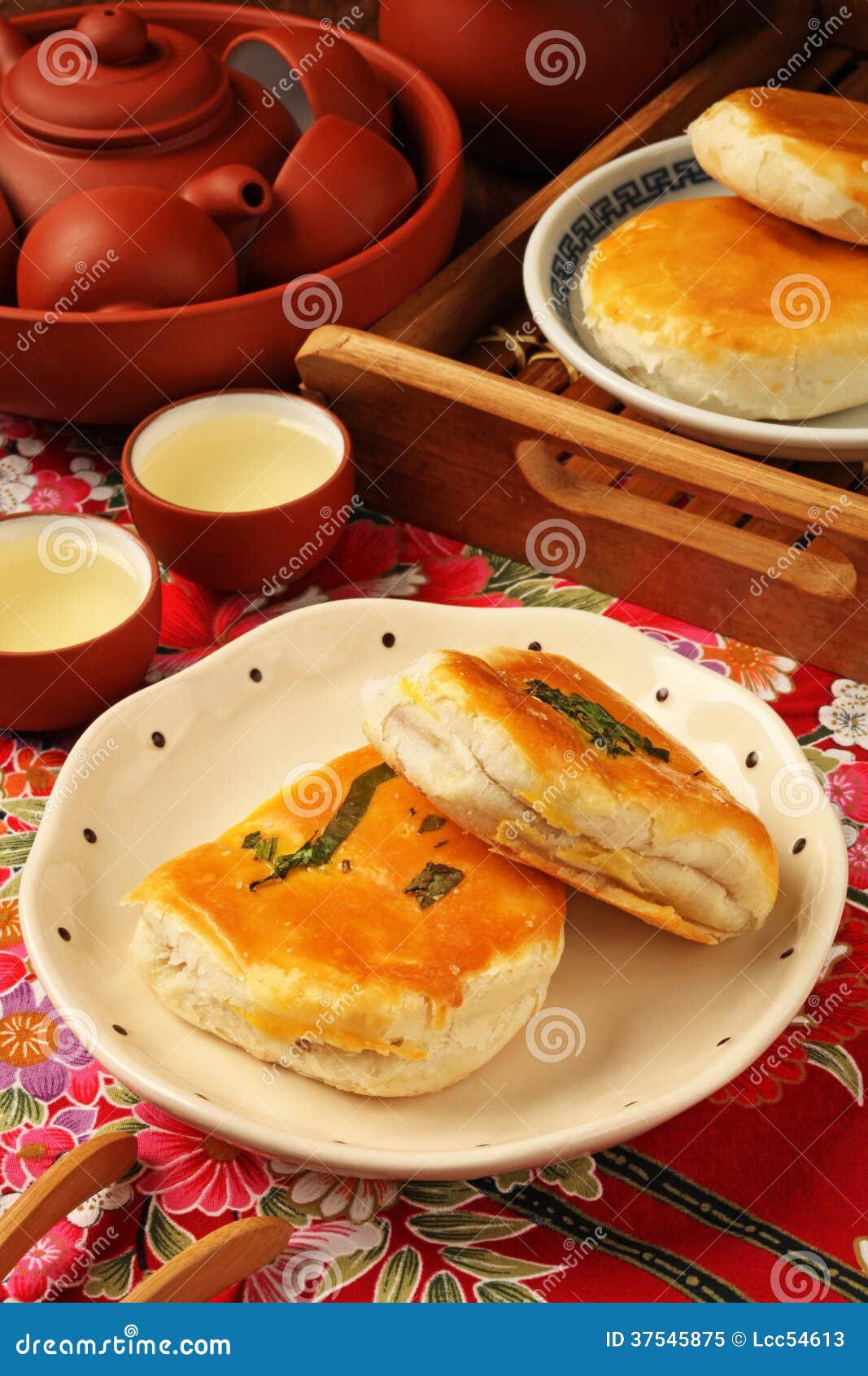 Garlic Chinese cake stock image. Image of tasty, snack - 37545875