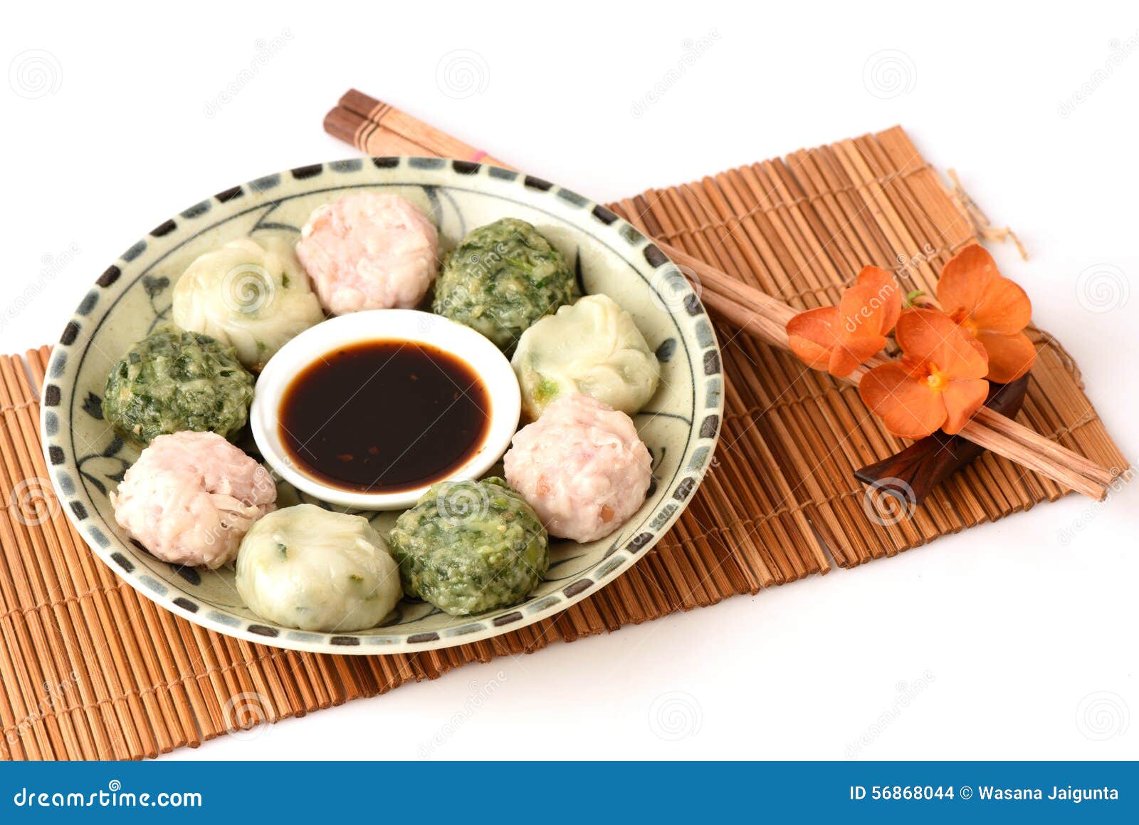 Chinese Sweets Dumpling From Sticky Rice, In Syrup For Serve Wedding ...
