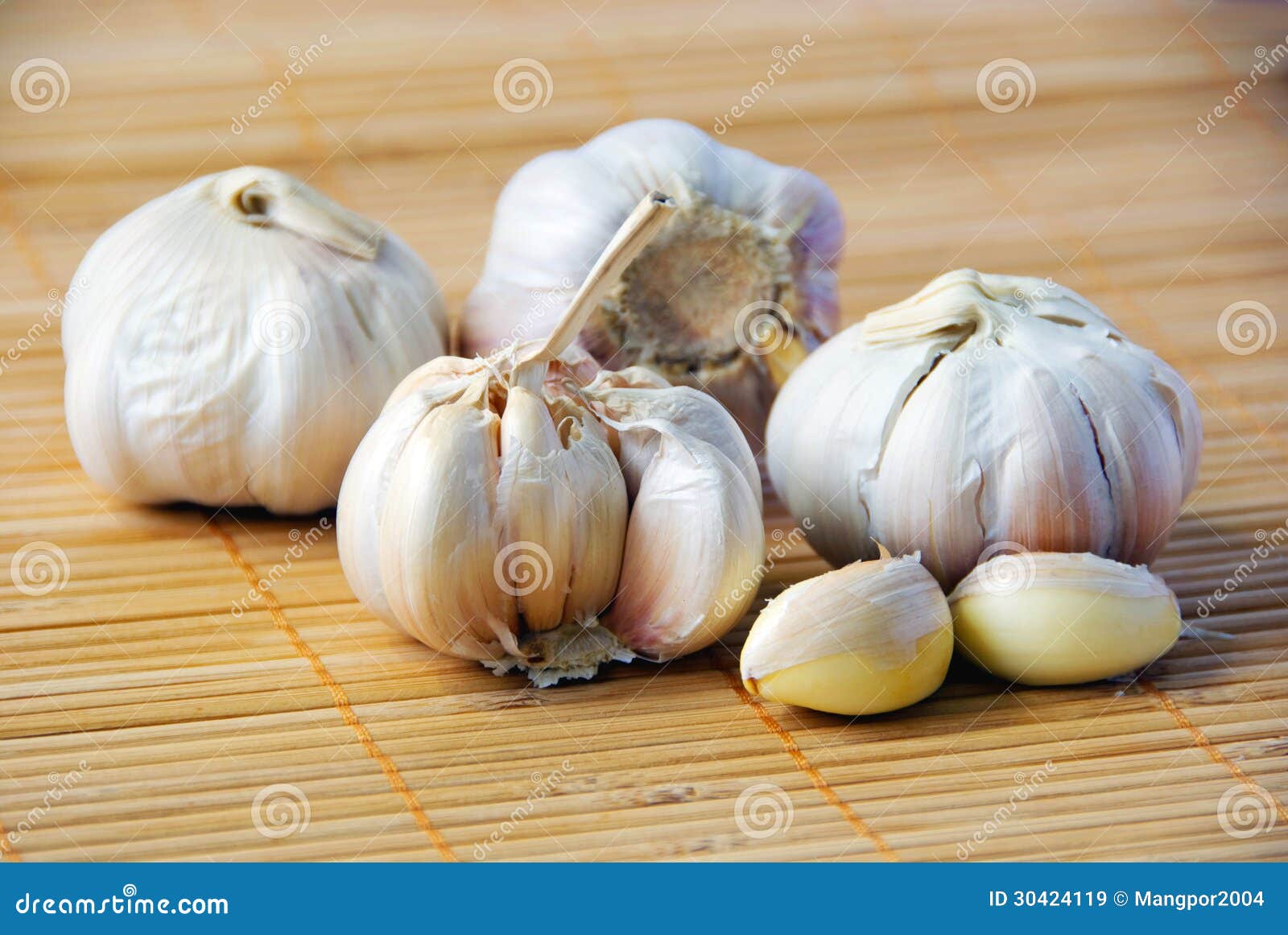 Garlic. stock image. Image of seasoning, ingredient, eating - 30424119