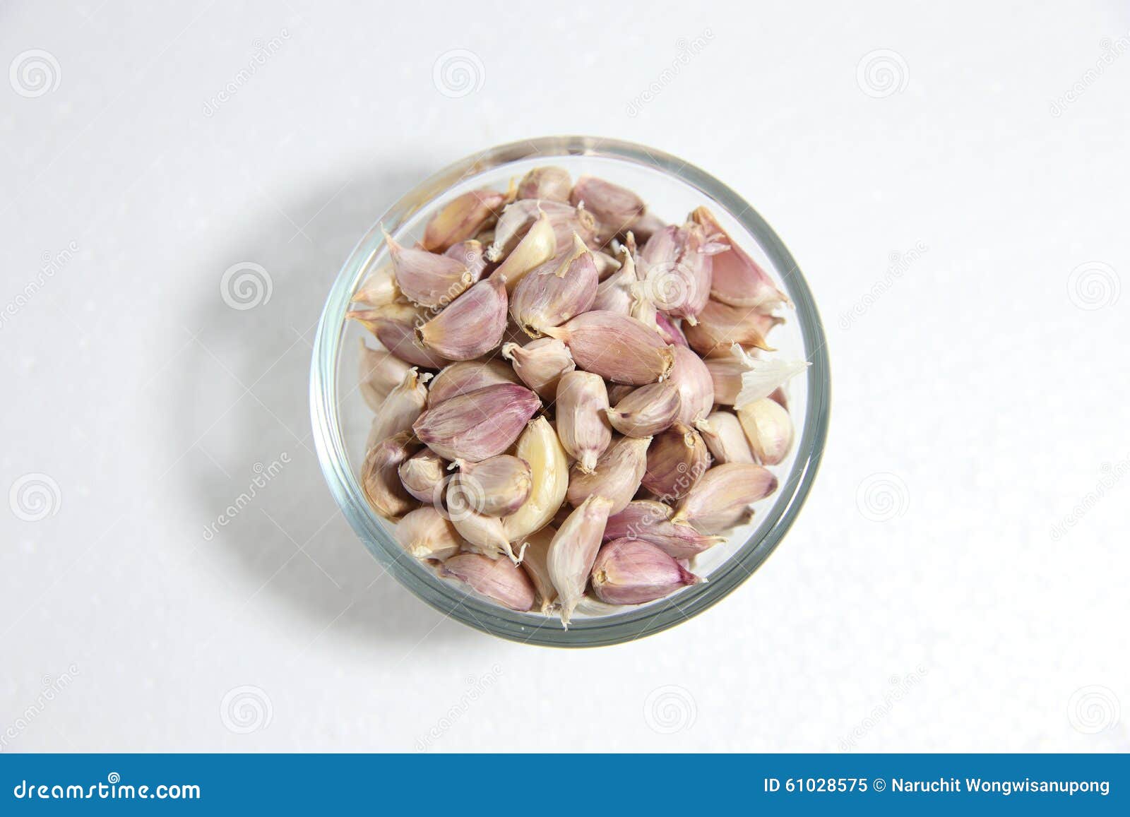 Garlic in a cup stock image. Image of bulb, garlic, glass - 61028575