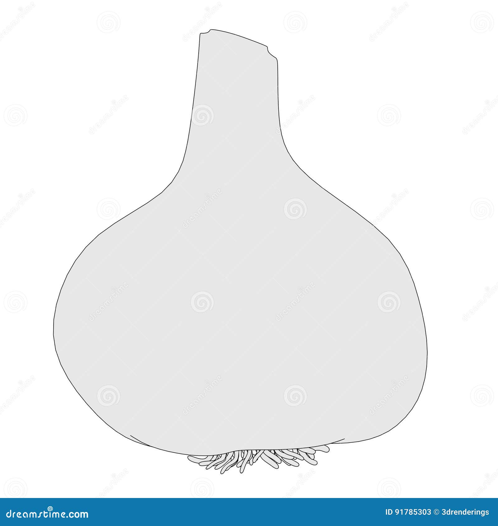 Garlic stock illustration. Illustration of spice, toon - 91785303