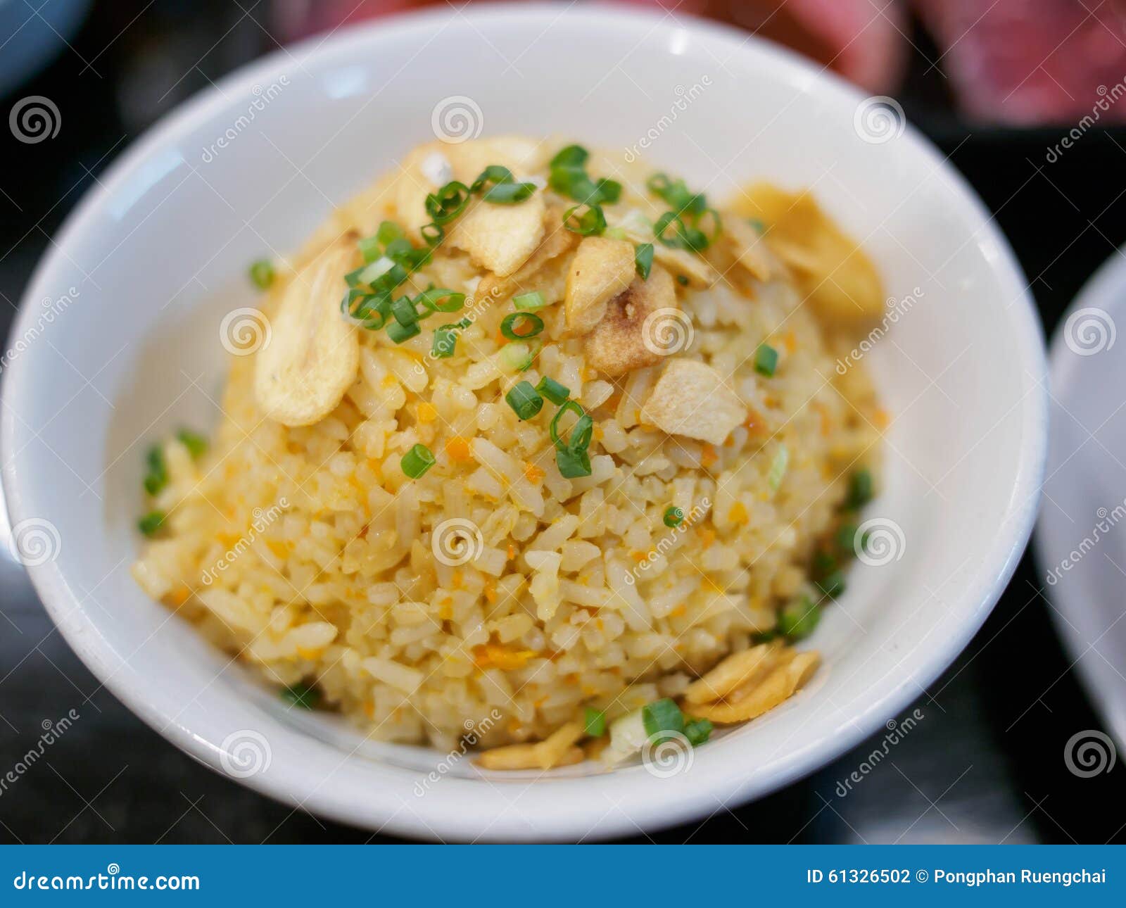 Garlic fried rice stock photo. Image of refreshment, east - 61326502