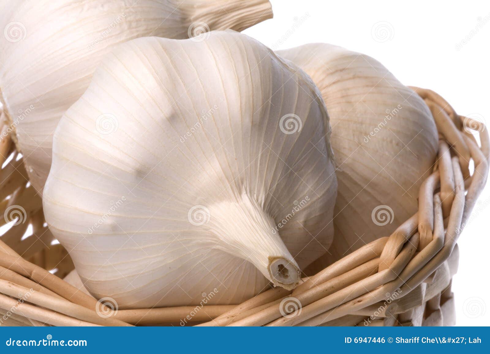 Garlic Isolated stock photo. Image of ingredient, close - 6947446