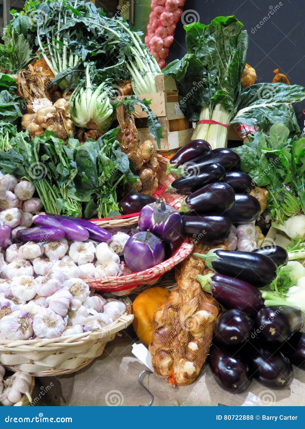 Garlic and Mixed Vegetables Stock Photo - Image of greens, harvest ...
