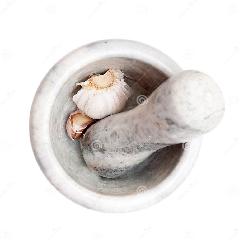 Garlic and mortar stock image. Image of exterior, culture - 55887037