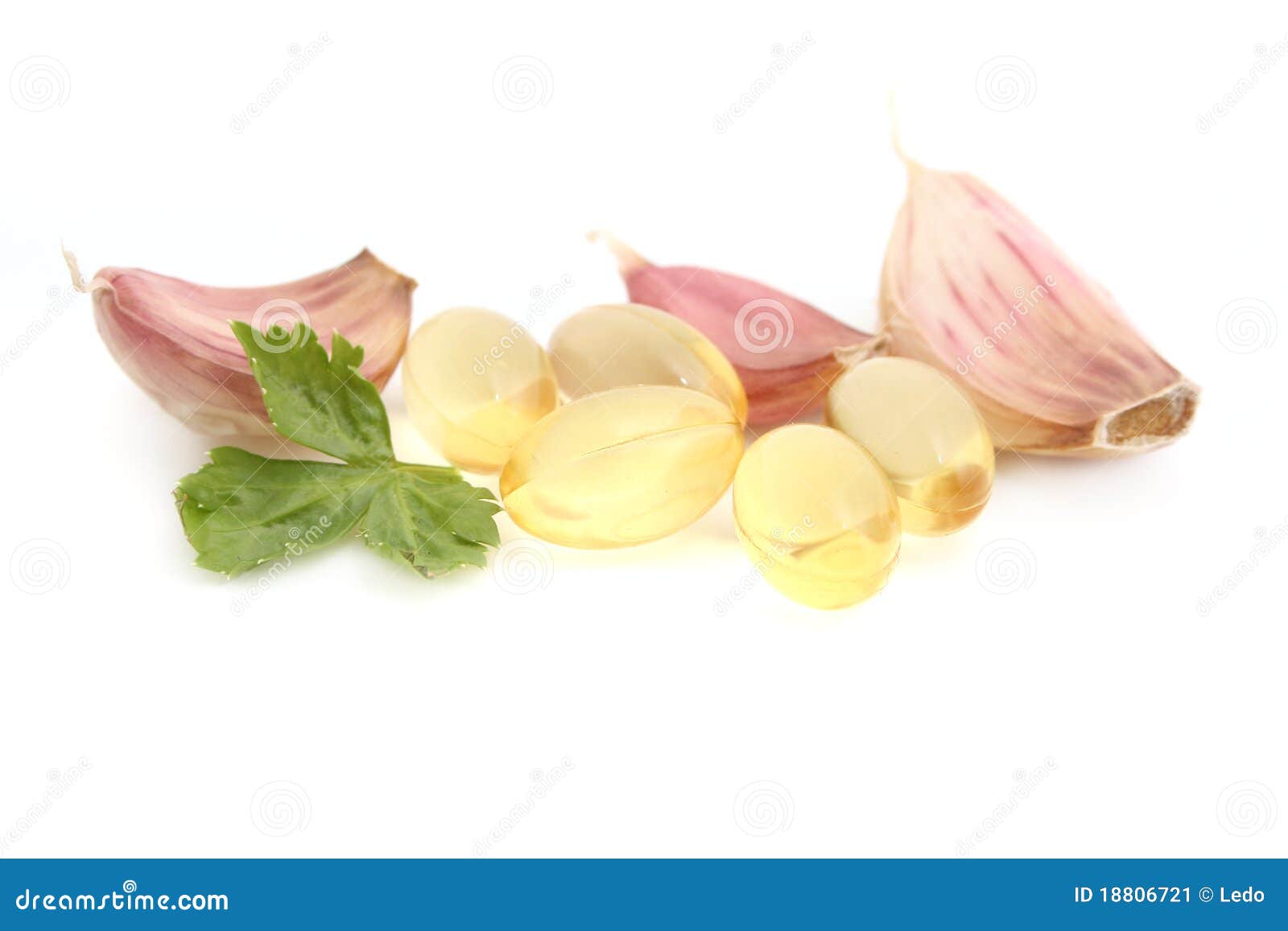 Garlic pills stock image. Image of tablet, medication - 18806721