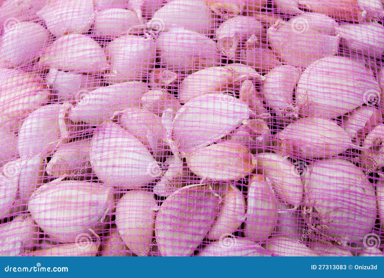 Garlic in plastic bag stock image. Image of cooking, scented - 27313083