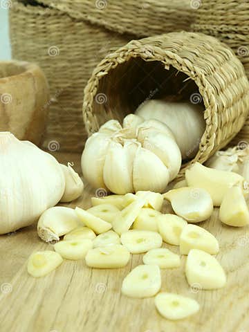 Garlic pods stock image. Image of cooking, health, vegetable - 17608953