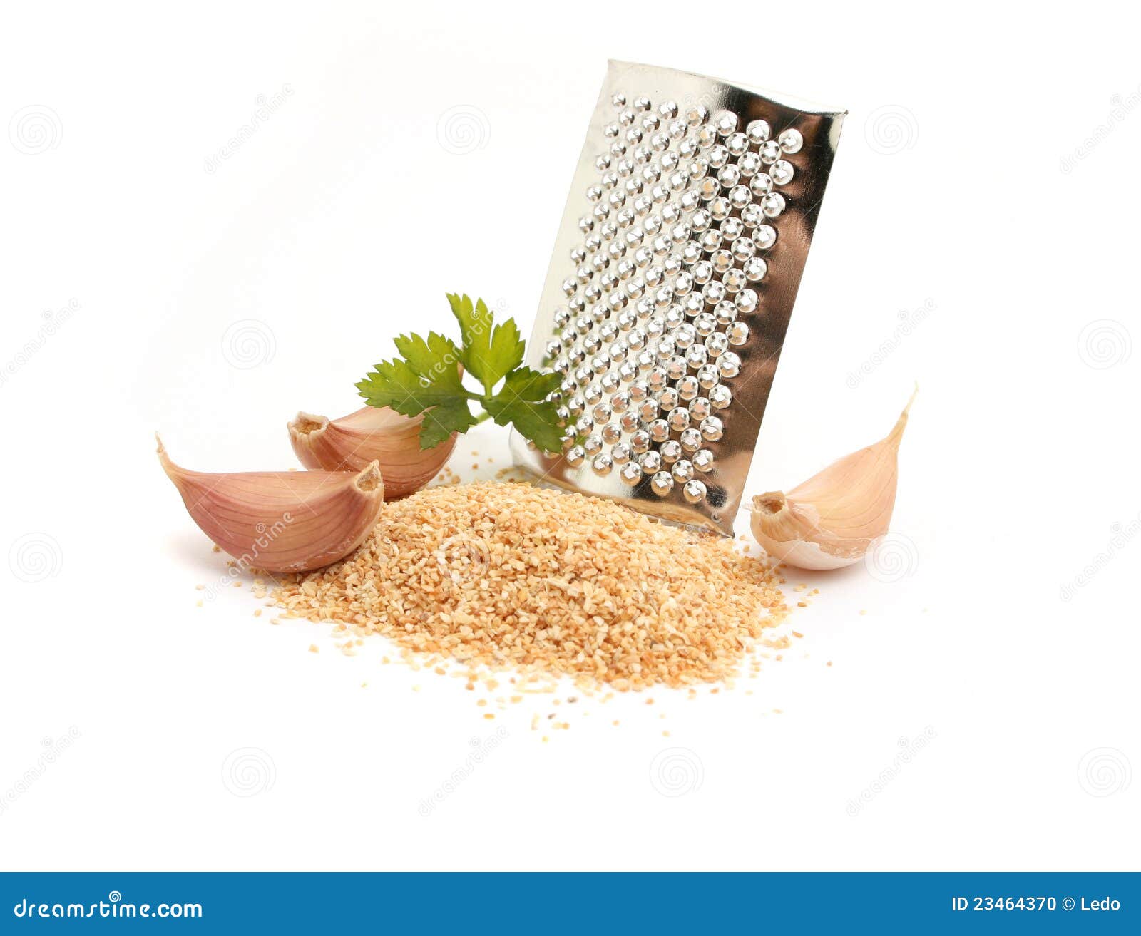 Garlic powder stock photo. Image of grater, grate, flavour - 23464370