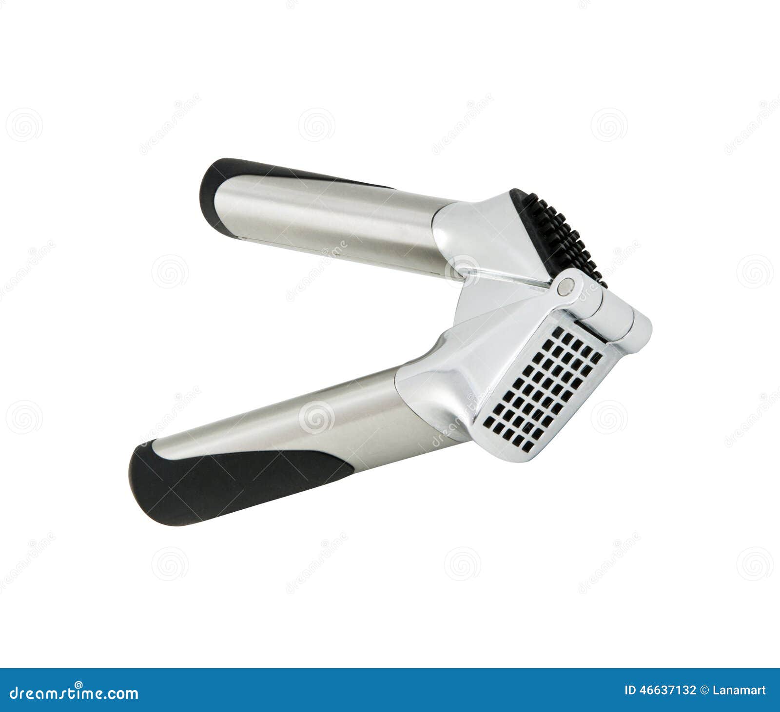 Garlic Press Isolated on White Stock Photo - Image of cooking ...