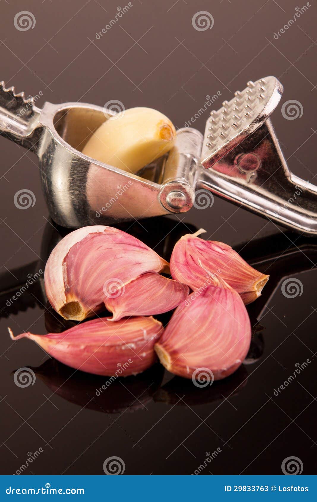 Garlic press stock image. Image of food, flavor, pink - 29833763