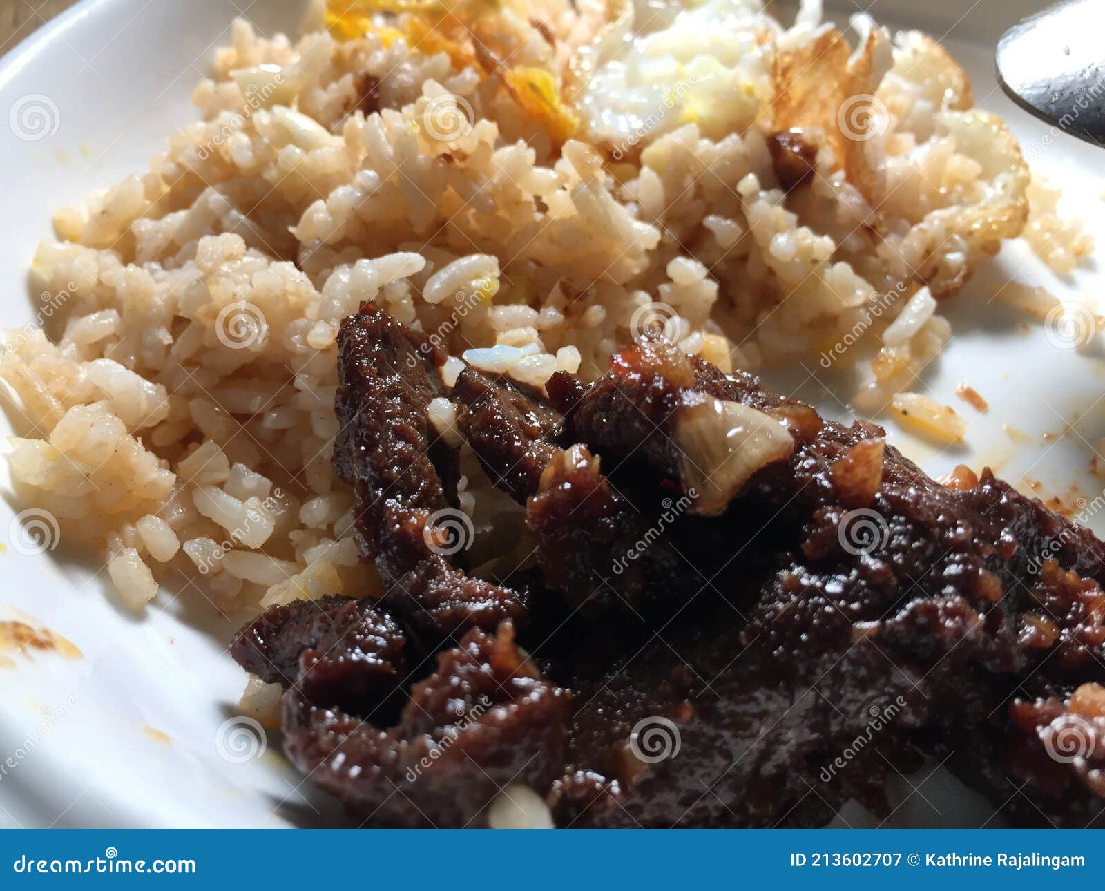 Tapa stock image. Image of beef, rice, popular, tapa - 213602707