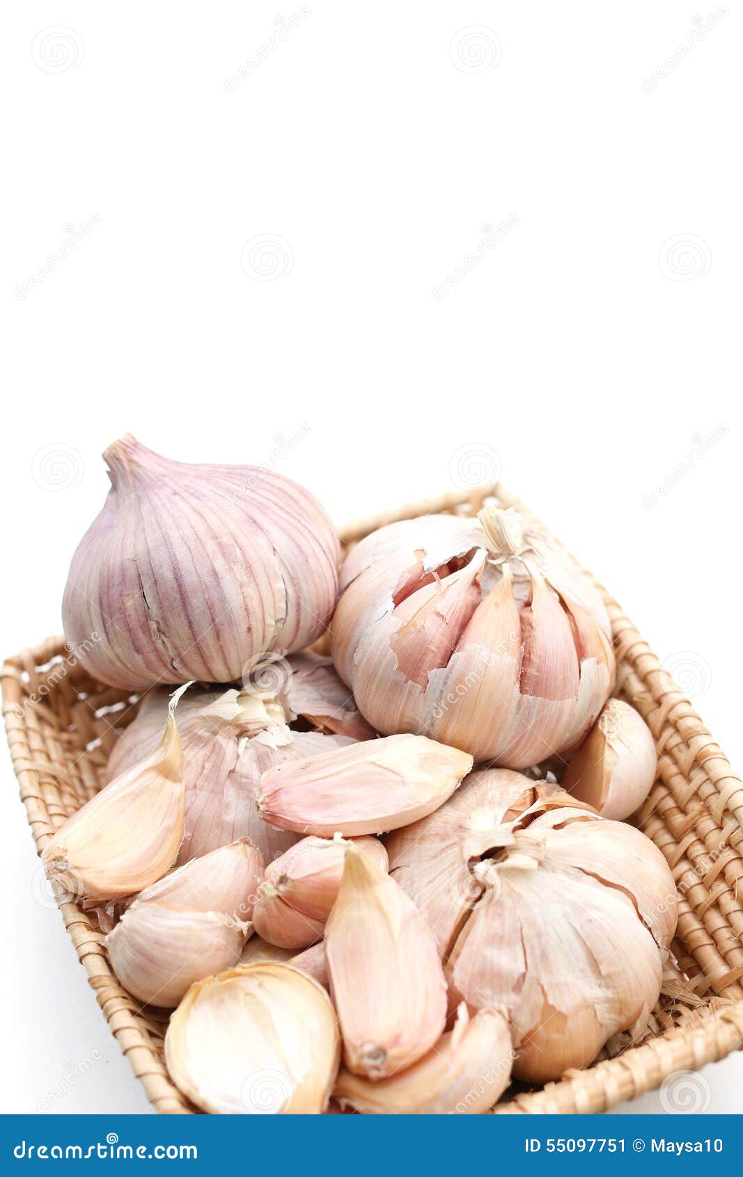 Garlic set stock image. Image of bulb, aromatic, food - 55097751