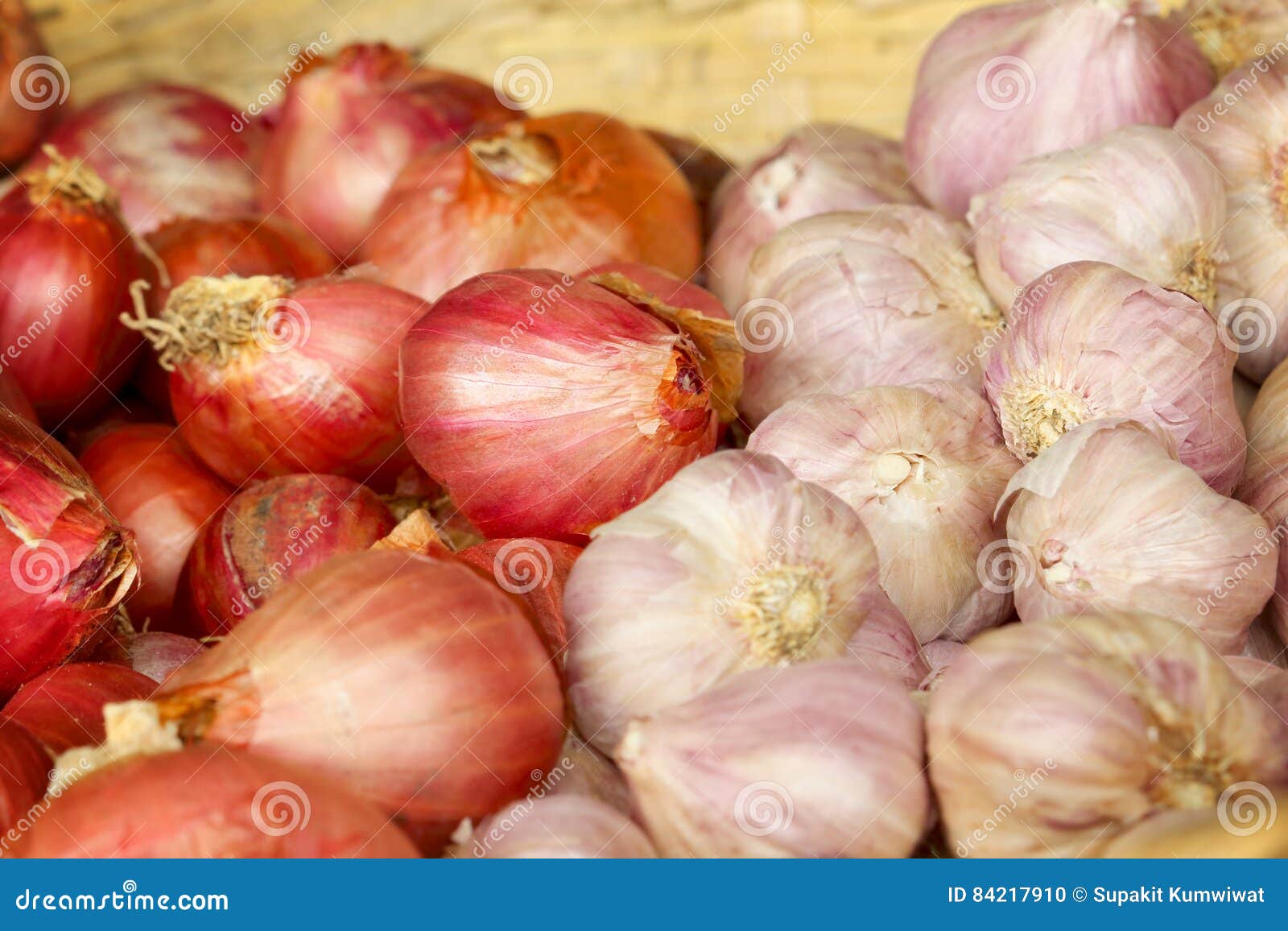 Garlic and Shallot stock photo. Image of ingredient, natural - 84217910