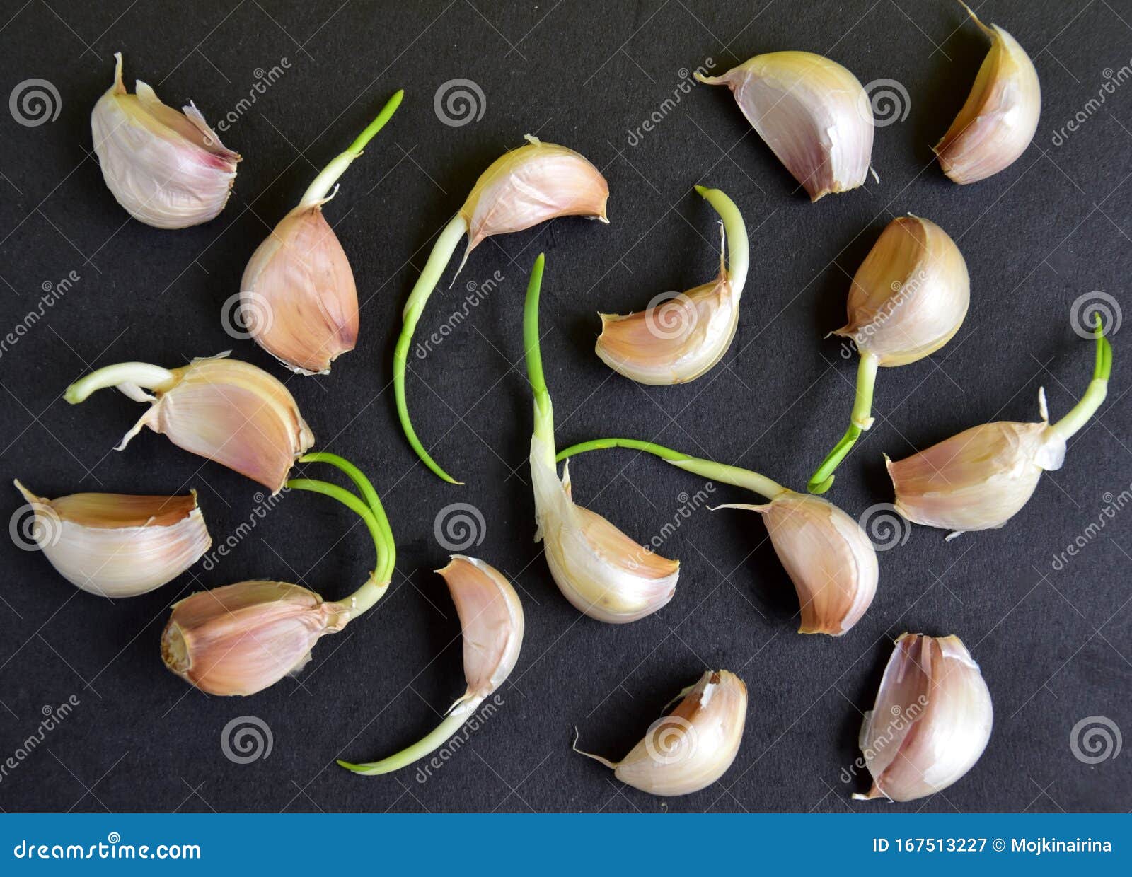 Garlic with Sharp Taste and Strong Specific Smell Stock Image - Image ...