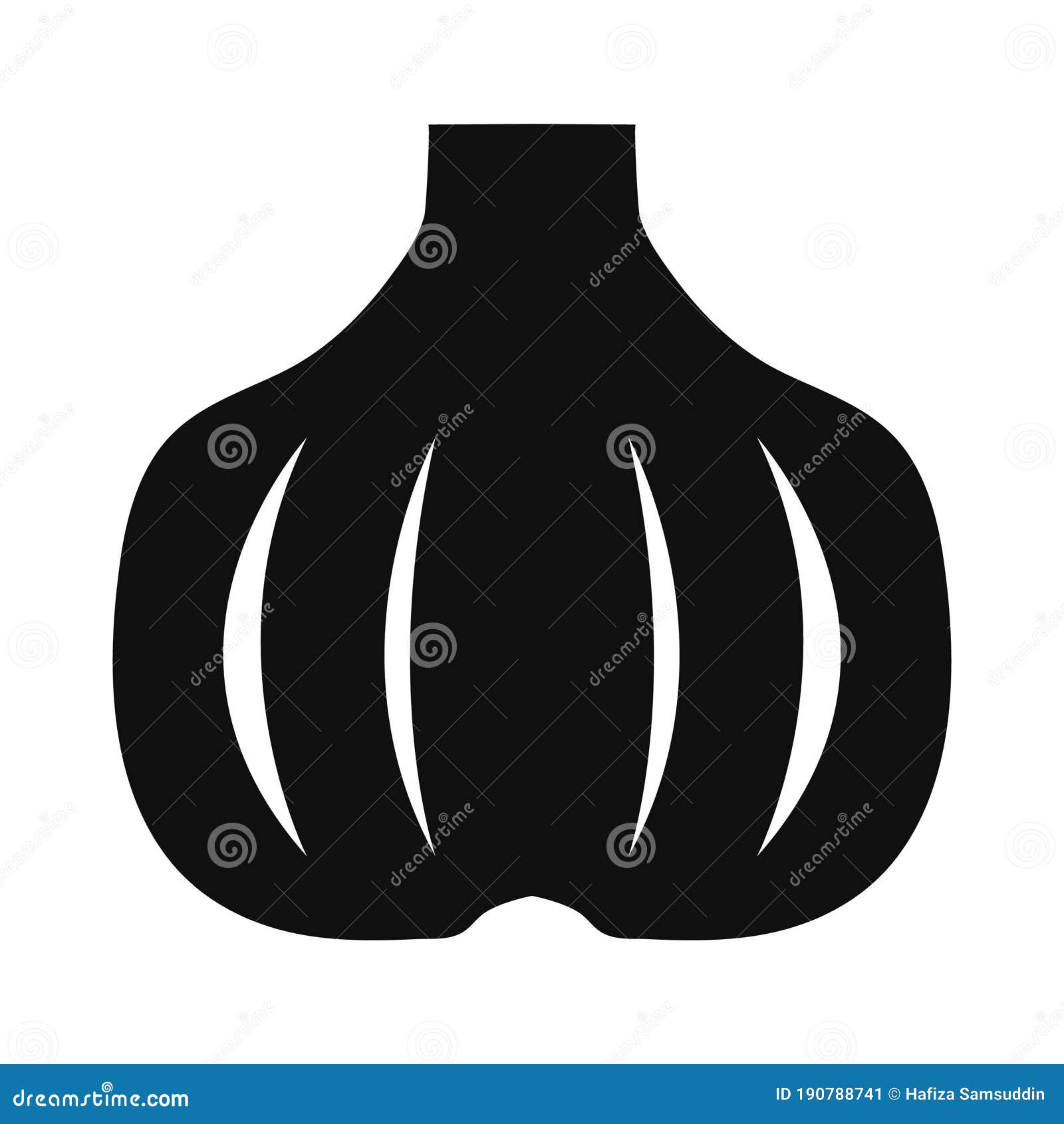 Garlic. Vector Illustration Decorative Design Stock Vector ...