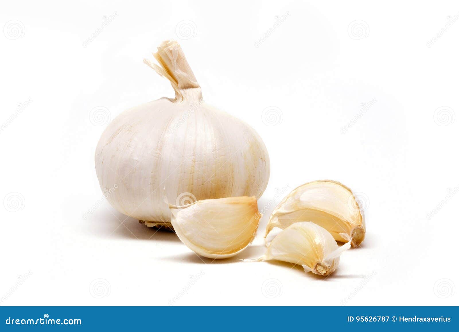 White Garlic Head Heap Top View. White Garlic Pile Texture. Fresh ...