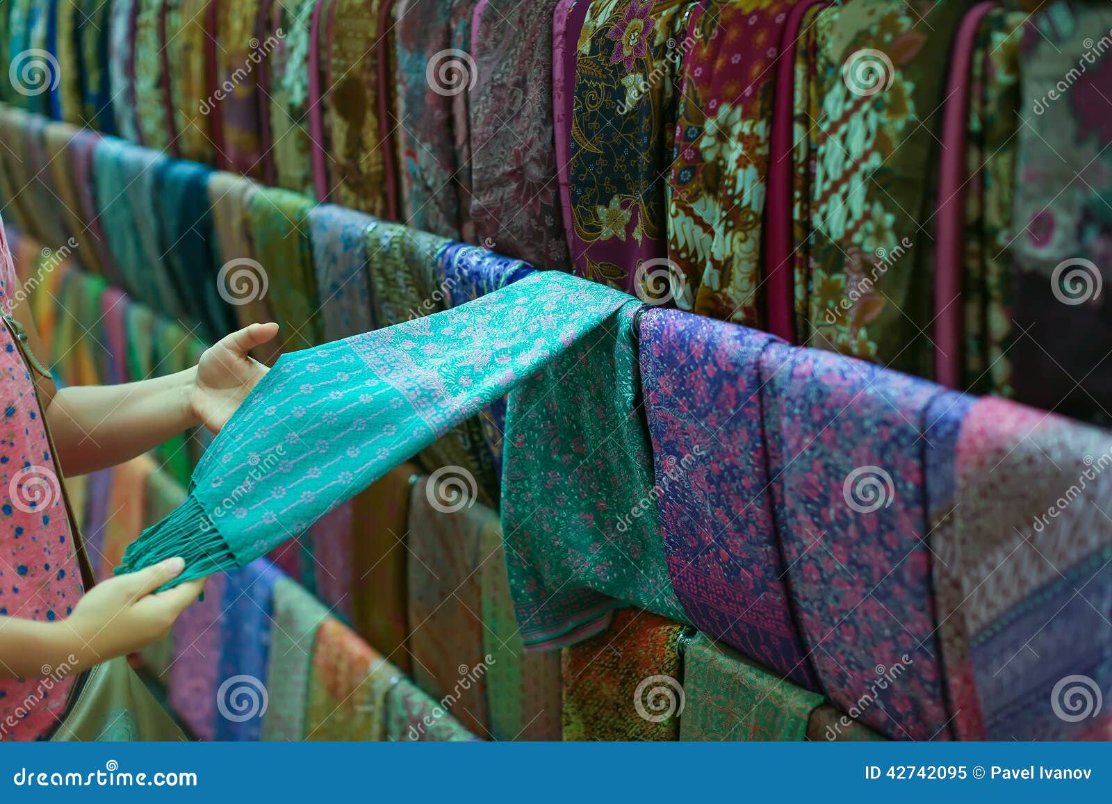 A garment in store stock image. Image of buying, textile - 42742095