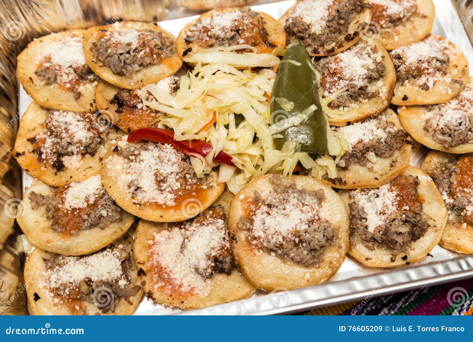 Garnachas stock image. Image of tablecloth, guatemala - 76605209