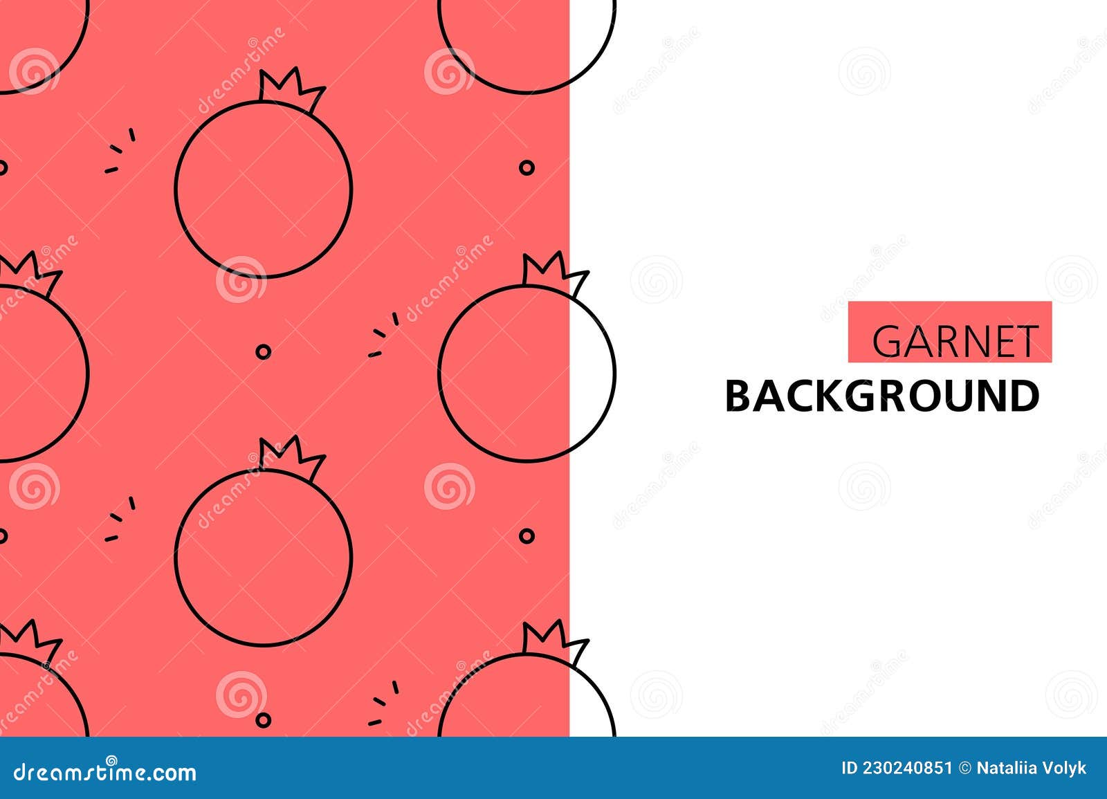 Garnet background stock vector. Illustration of tropical - 230240851