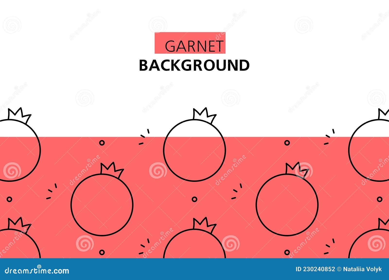 Garnet background stock vector. Illustration of juice - 230240852