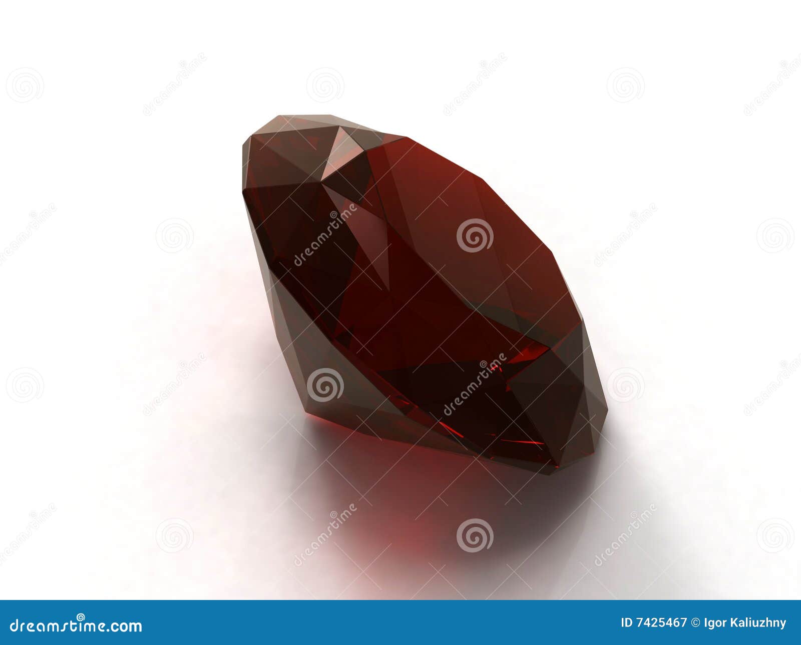 Garnet gemstone stock illustration. Illustration of jewel - 7425467
