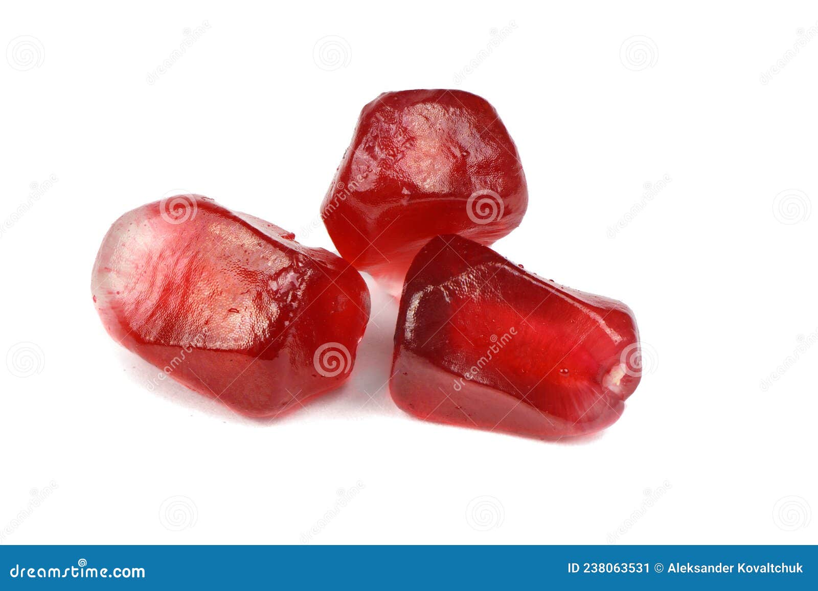 Garnet Grains Isolated on White Background Stock Image - Image of ...