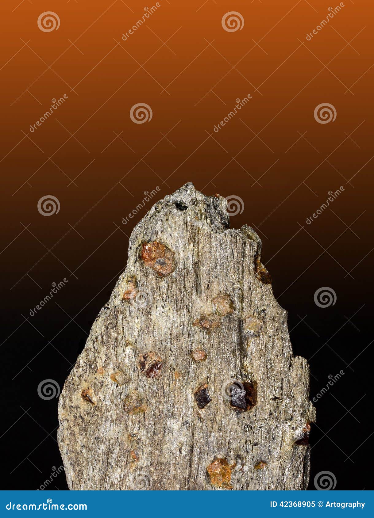 Garnet Schist stock image. Image of shiny, chlorite, stone - 42368905