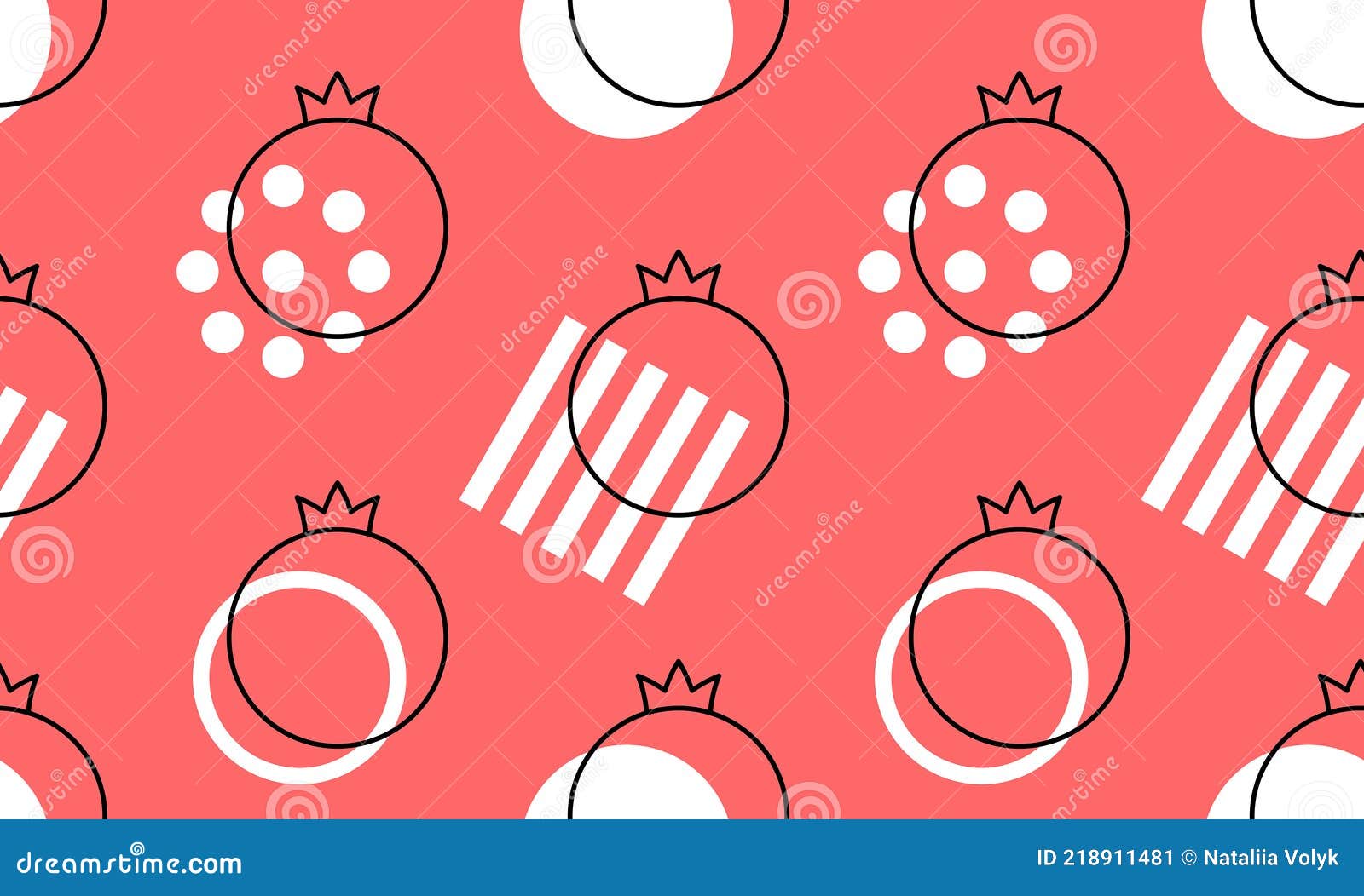 Garnet seamless pattern stock vector. Illustration of sweet - 218911481