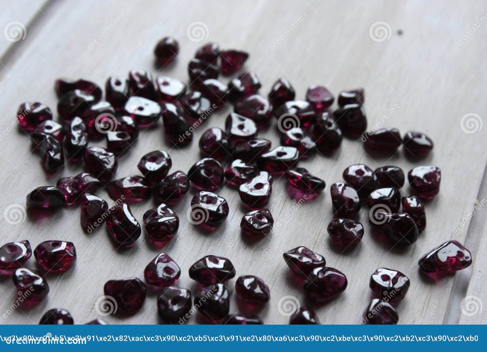 The Garnet Stones on the White Background Stock Image - Image of garnet ...