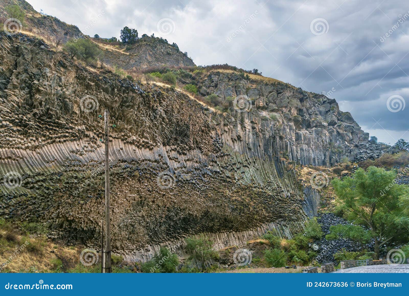 Garni Gorge, Armenia stock photo. Image of armenia, natural - 242673636