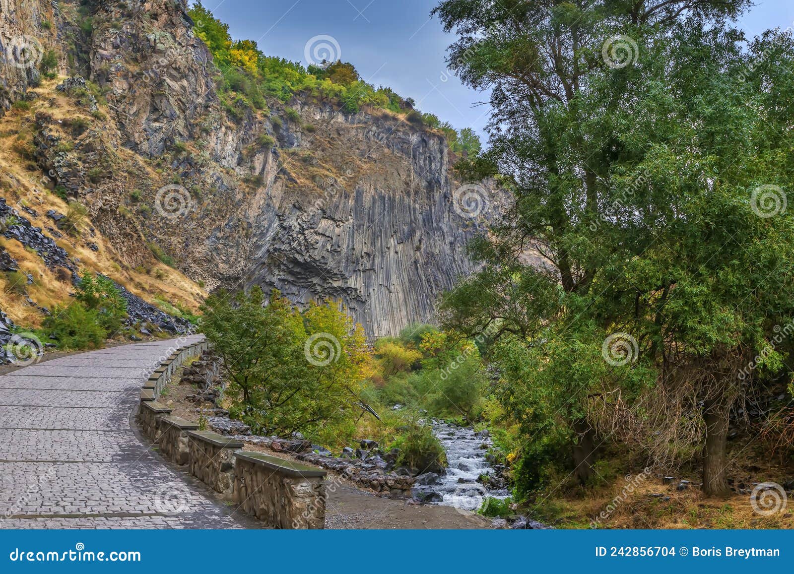 Garni Gorge, Armenia stock photo. Image of stones, attraction - 242856704