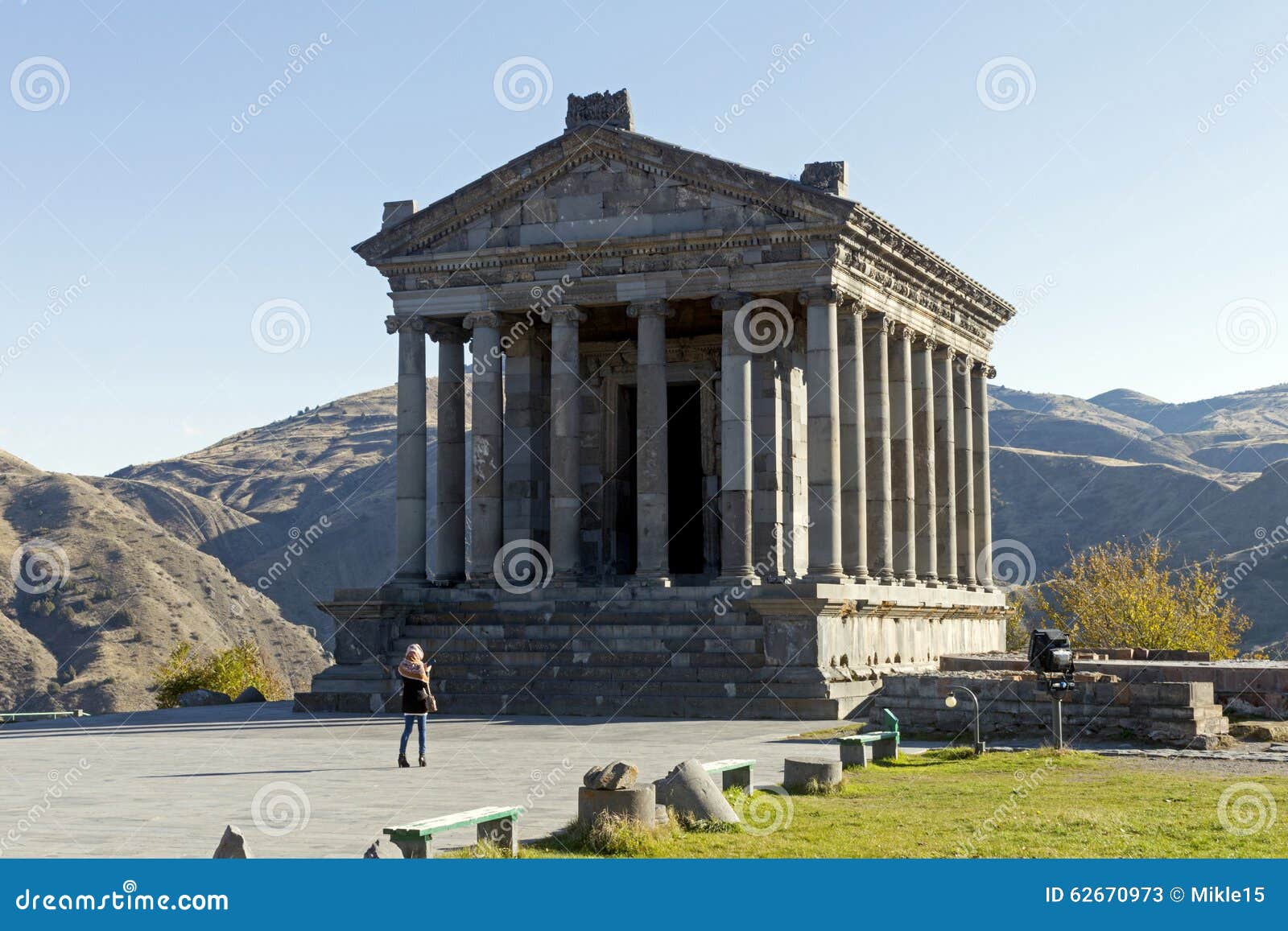 The Garni Temple Stock Photography | CartoonDealer.com #215872022