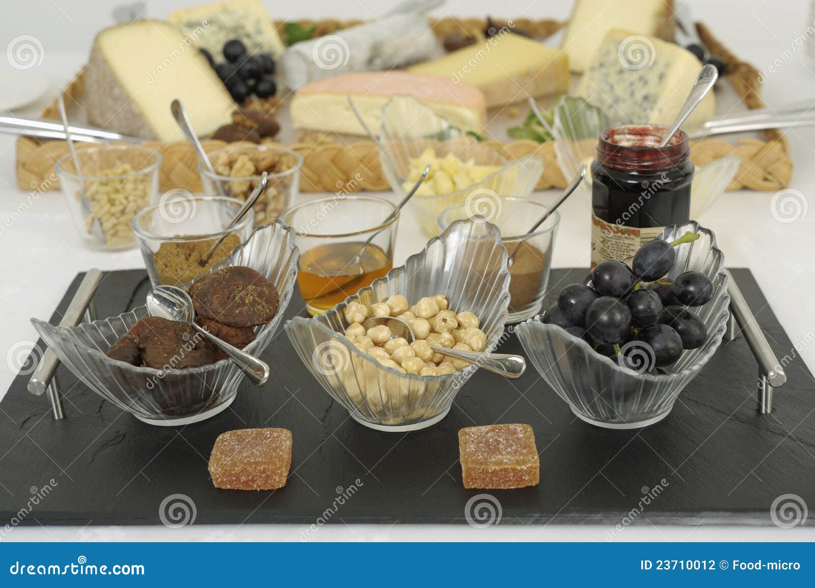 Garnished cheese buffet stock photo. Image of spice, selection - 23710012