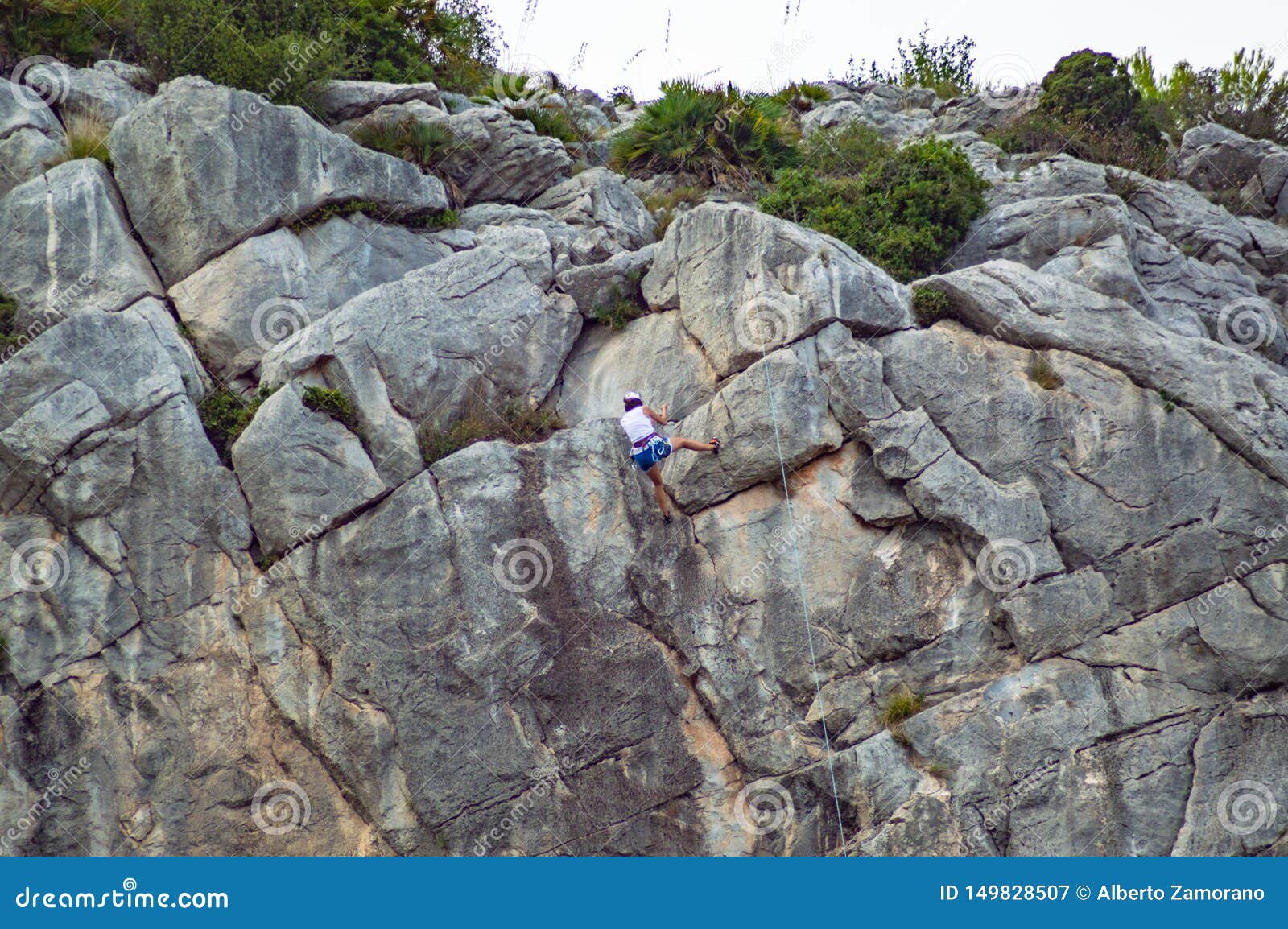 Garraf Solid Mountain in Barcelona, Catalonia, Spain. Editorial ...