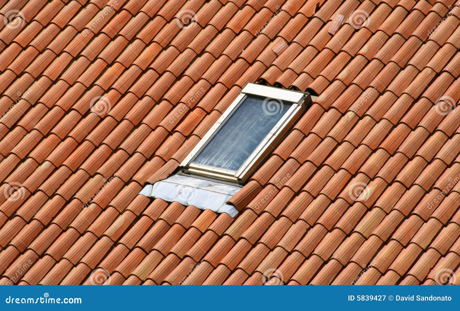 Garret on a roof stock image. Image of tiles, window, roofing - 5839427